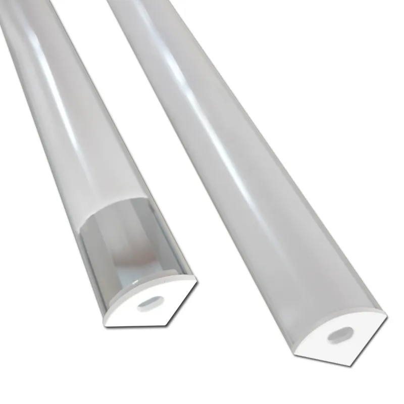 V-Shaped Aluminum LED Channel System with Milky Cover | 2m | Easy ...