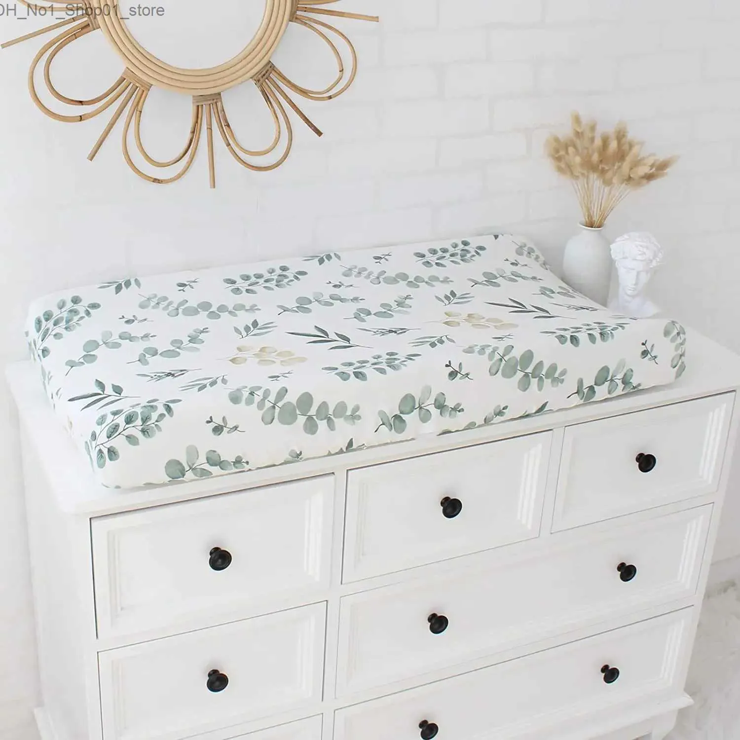 DHgate.com:Premium Cotton Changing Pad Cover, Elastic Fitted Sheet for ...