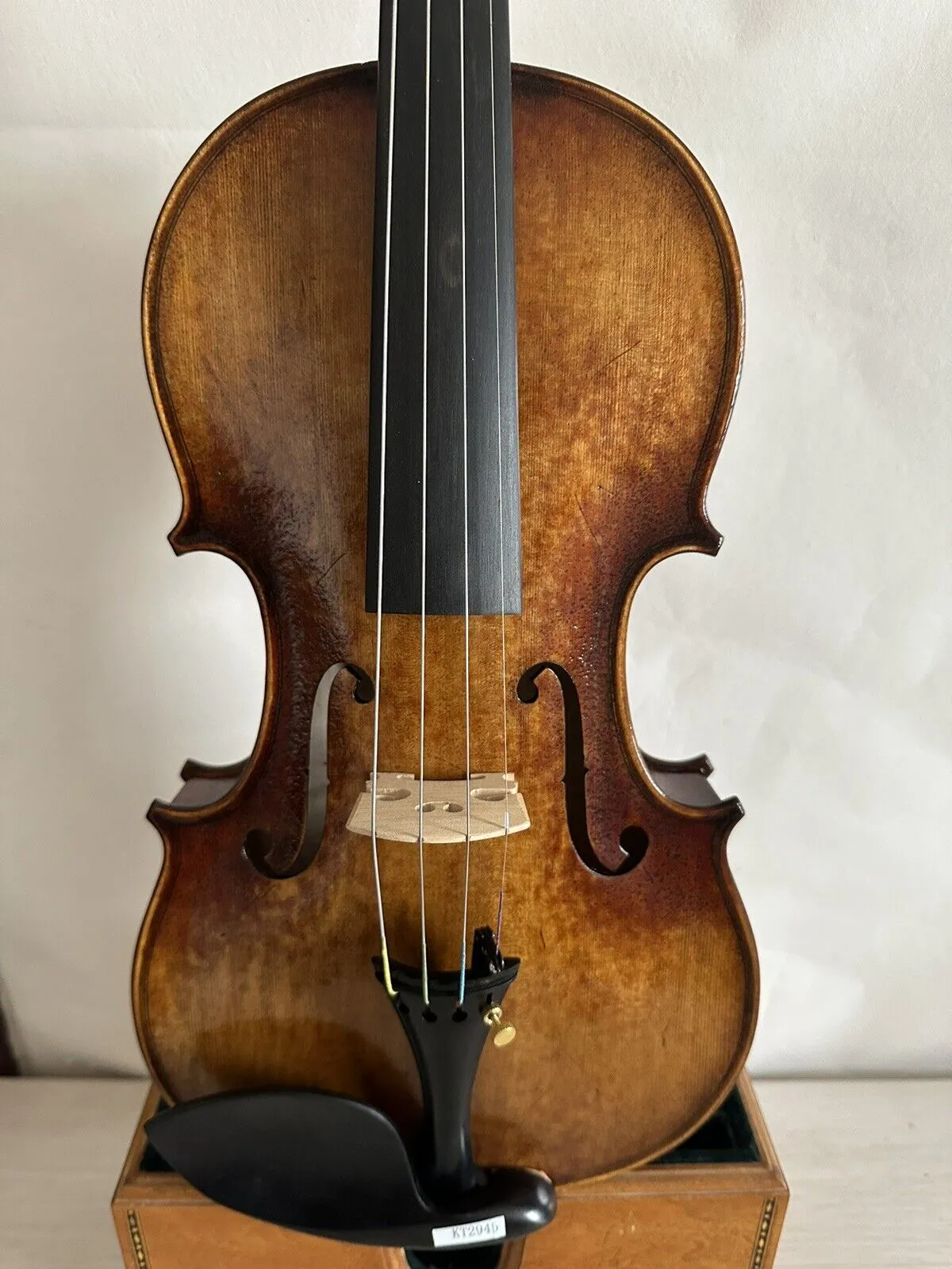Master 4/4 Violin: Solid Flamed Maple Back, Aged Spruce Top, Beautiful ...