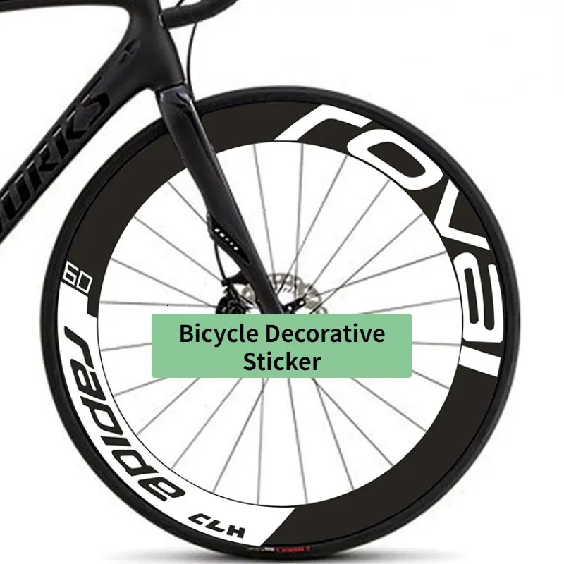 Reflective Bicycle Wheel Stickers, Vinyl Decals for Road Bike Rim ...