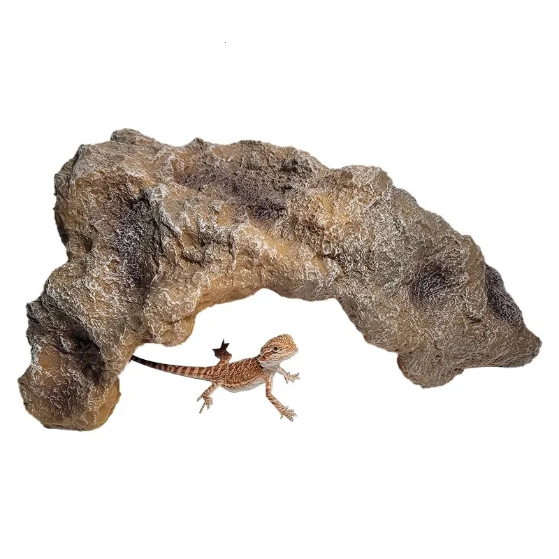 DHgate.com:Natural Rock Cave Hideout - Resin Basking Habitat Shelter ...