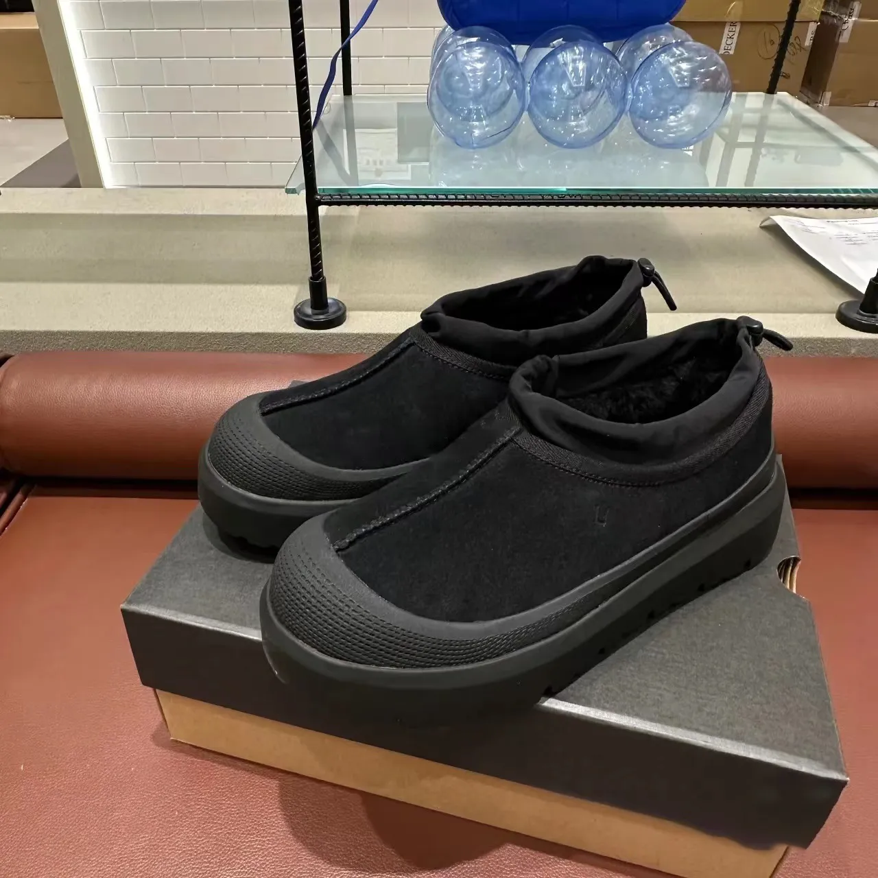 Tasman Fluffy Ankle Snow Boots For Women Designer Winter Slipper With ...