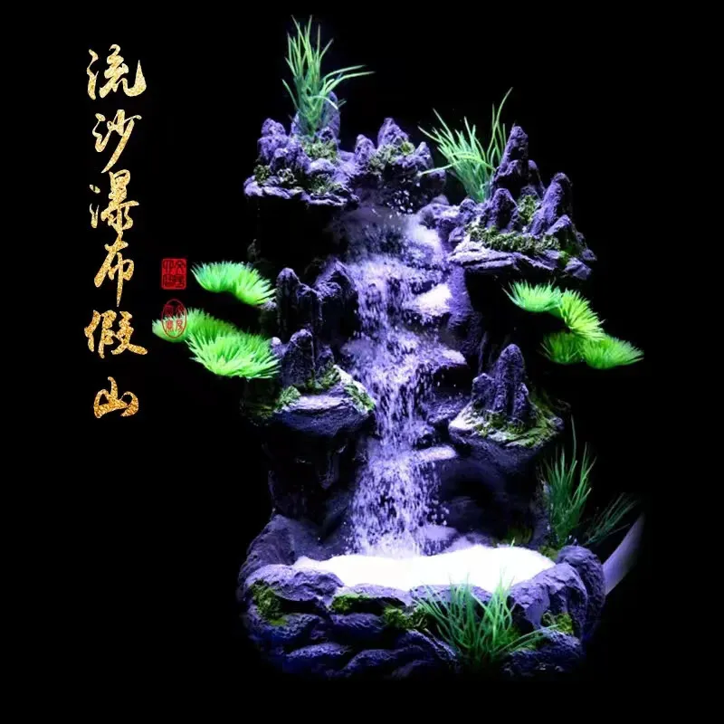 DHgate.com:Coral Reef Aquarium Ornament: Resin Waterfall, Mountain ...