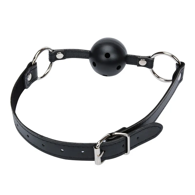 Fetish Oral Sex Pu Leather With Ball Open Mouth Gag Bdsm Bondage Lips Ring Gag Sex Toys For