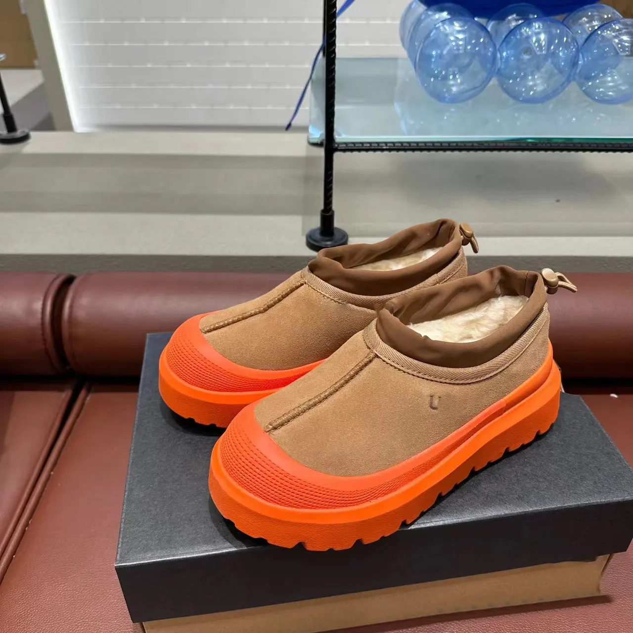 Tasman Fluffy Ankle Snow Boots For Women Designer Winter Slipper With ...