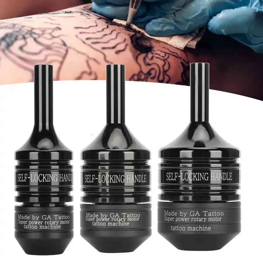 Premium Metal Hand Grip: Self-Locking Aviation Aluminum Tattoo Machine ...