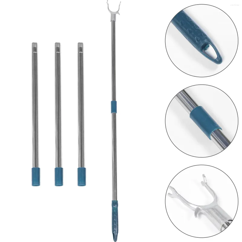 Retractable Clothes Rod - Heavy Duty Closet Organizer, Reaching Stick ...