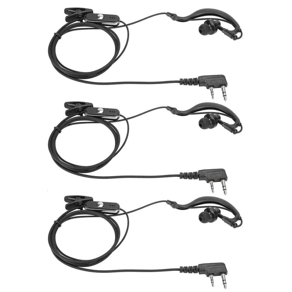 HB80 K Two Way Radio Earpiece Accessory For Headset Talkies Walkie ...