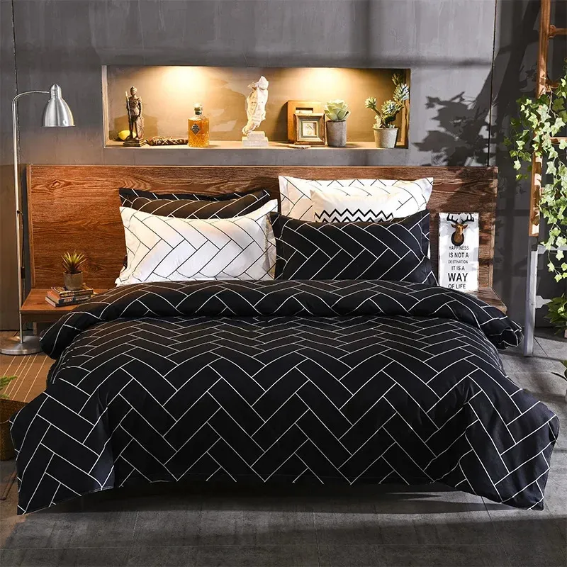 DHgate.com:Microfiber Linen 23Pcs Queen Size Duvet Cover Set - Double ...