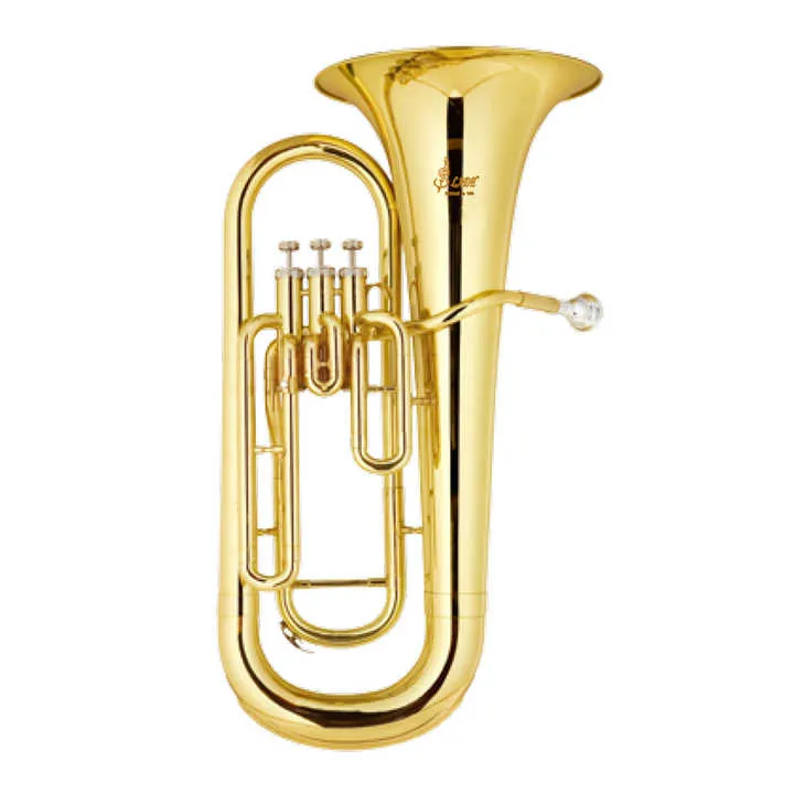 Bb Euphonium - Beginner Brass Instrument Set: 28cm Bugle Horn, 3/4 Key ...