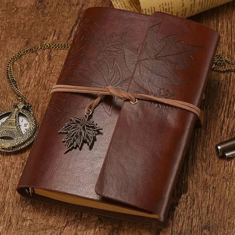 DHgate.com:Vintage Travelers Journal Notebook, PU Leather Loose Leaf ...