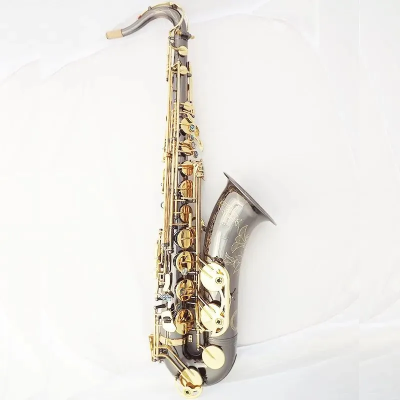 DHgate.com:New Tenor Saxophone T-992 with Black Nickel Gold Tone Tube ...