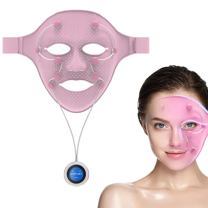 Product Type Silicone EMS Electric Massage Mask for Face Lifting ...