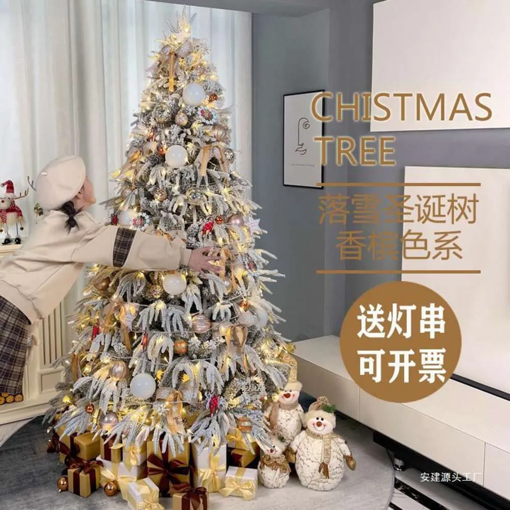 Nordic Plush Christmas Tree - Large Luminous Xmas Tree 1.2m - 2.4m ...