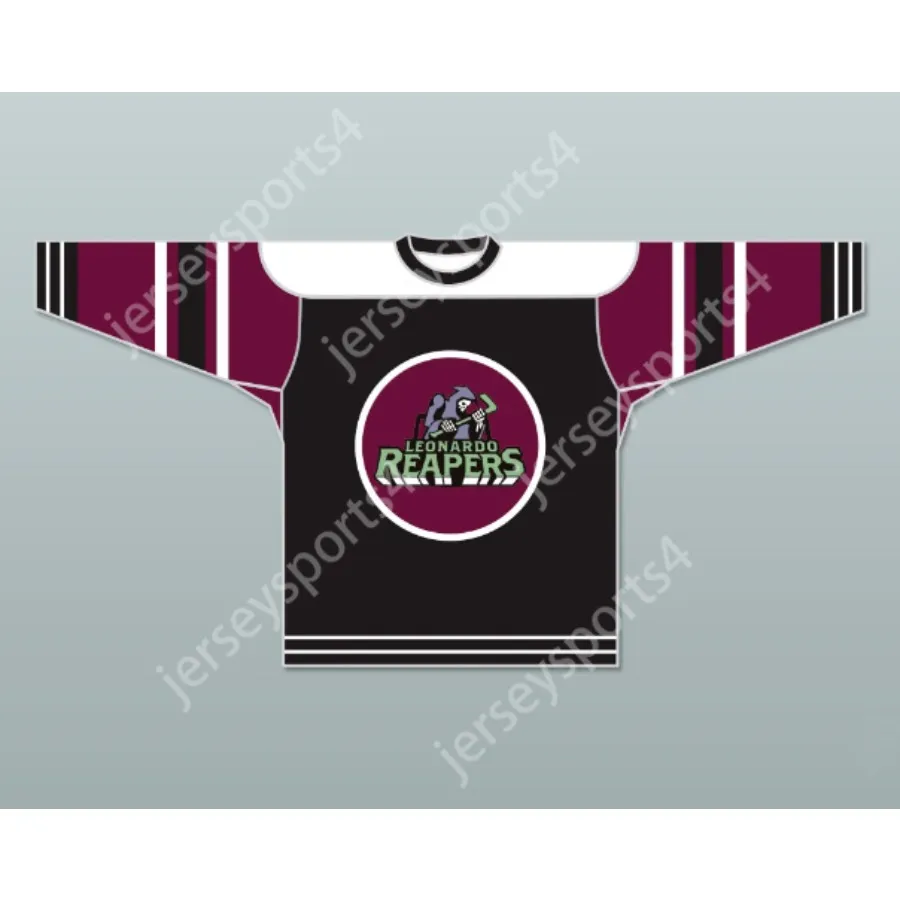 Custom BASHEMATH 66 LEONARDO REAPERS STREET HOCKEY JERSEY NEW Top ...
