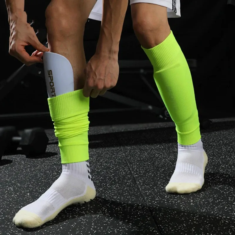 Colorful Elastic Soccer Leg Sleeves: Breathable Calf Support for Sports ...