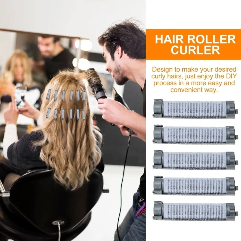 Short Hair Root Perm Rollers - Nylon Wool Volume Clips, Small ...