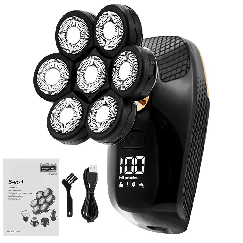 DHgate.com:7D Floating Head Electric Shaver with USB Charge for Mens ...