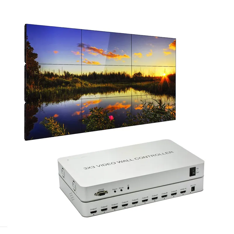 DHgate.com:4K 9-Channel Video Wall Controller: 1x4 1x6 1x9 Video ...