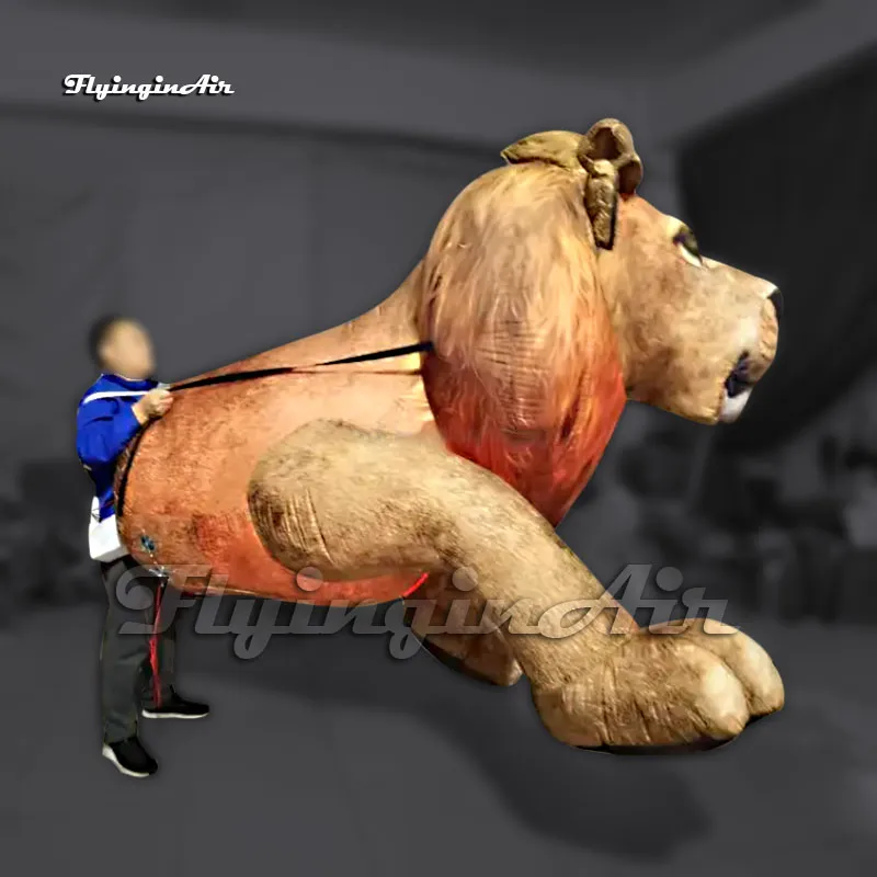 Wholesale Funny Walking Inflatable Lion Costume Parade Performance Blow ...