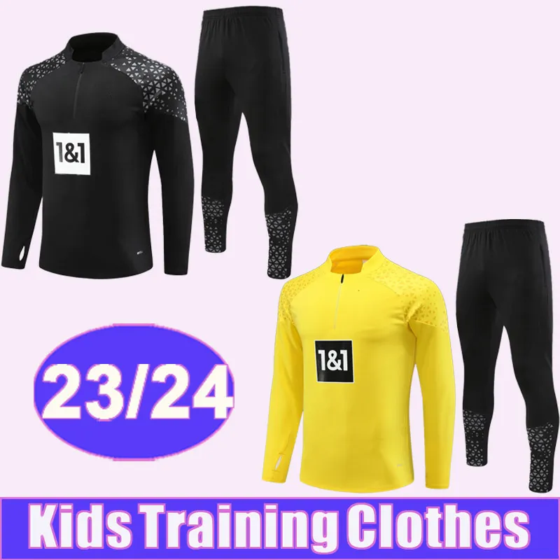 23 24 REUS BELLINGHAM REYNA Kids Training Wear Suit Soccer Jerseys ...