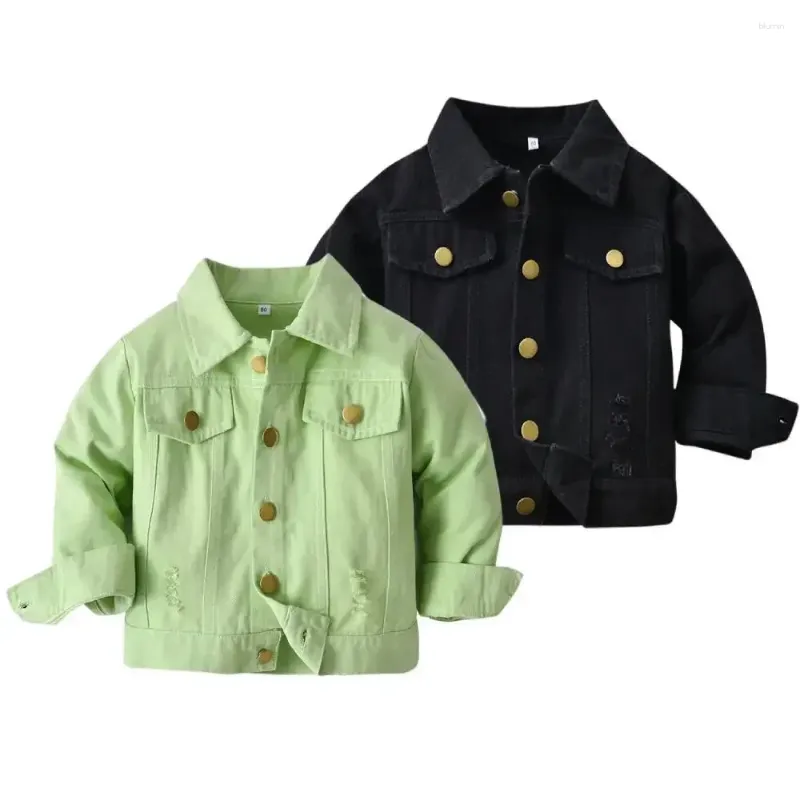 DHgate.com:Candy-Colored Denim Jackets for Kids 70-140cm: Spring ...