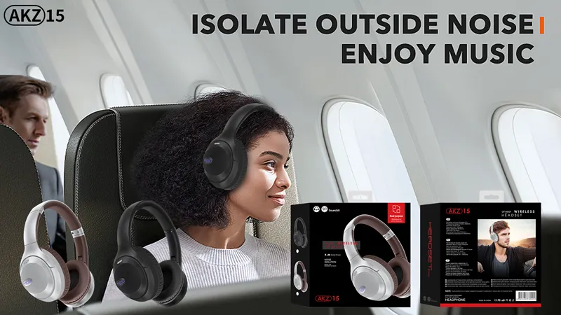 Long Standby Waterproof HiFi Gaming Headset With LED Display And Bluetooth 5.3 Technology AKZ ...