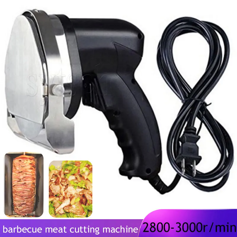 Electric Meat Slicer - Premium Quality Roast Cutting Machine, Wired ...
