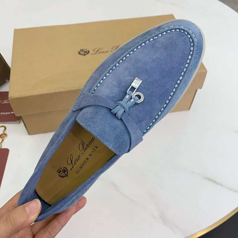 loro pianas Genuine leather Italian LP Slip-on shoe Lp Shoes women's ...