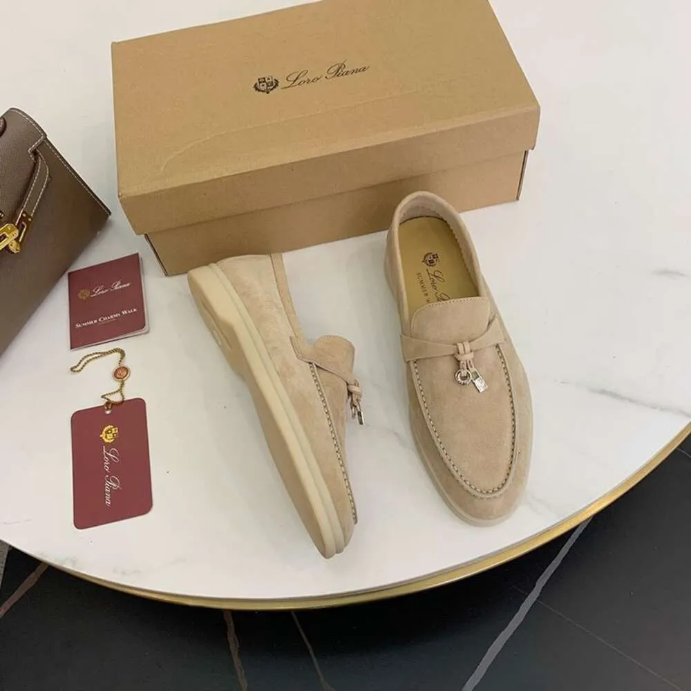 loro pianas Genuine leather Italian LP Slip-on shoe Lp Shoes women's ...