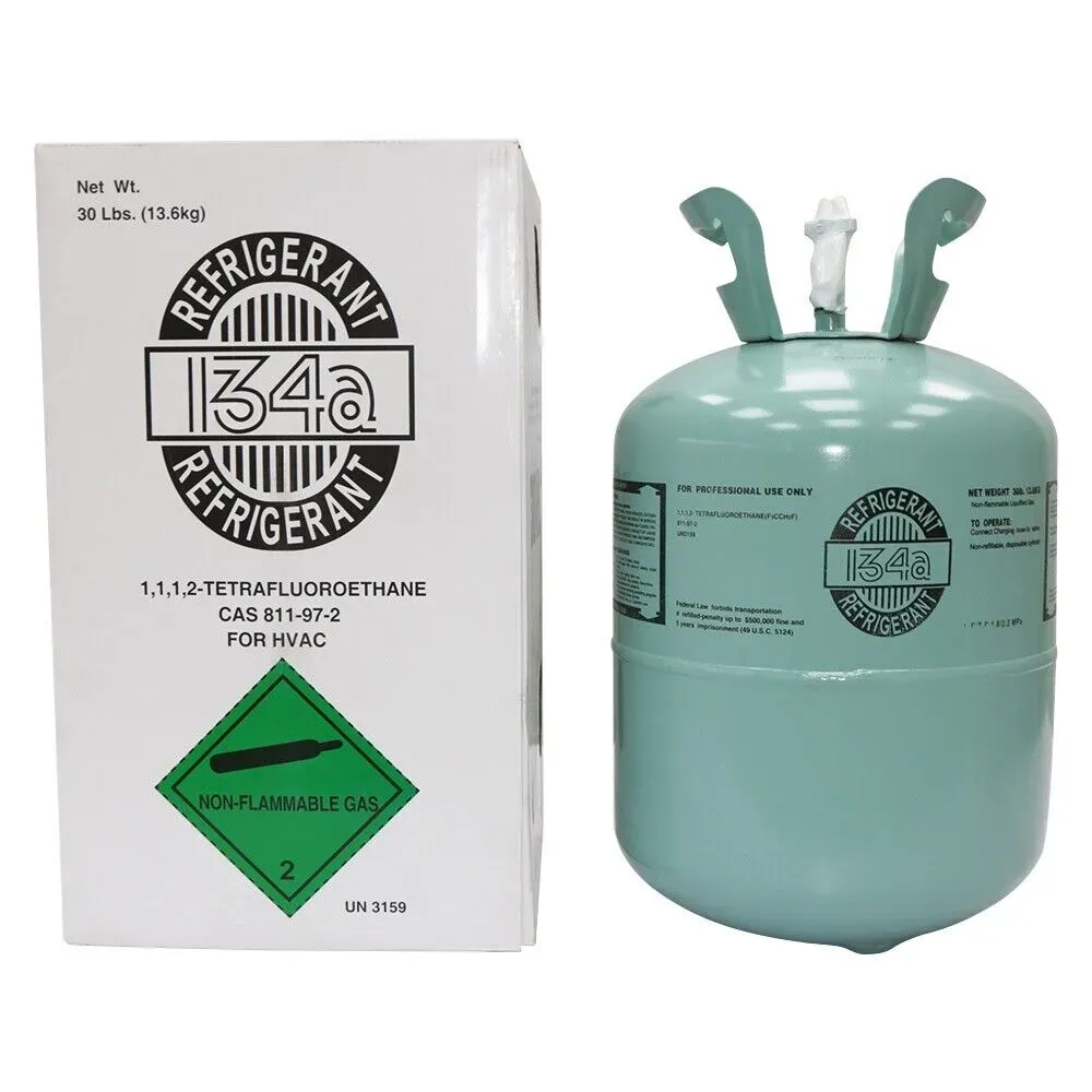 DHgate.com:R134A Refrigerant Tank with R12 Connectors & Air Vacuum Pump ...