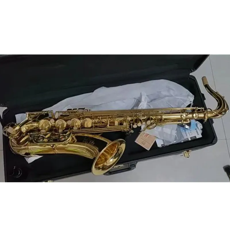 DHgate.com:Hot Selling Bb Tenor Saxophone Gold Lacquer Yellow Brass ...