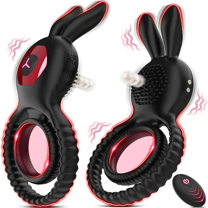Remote Control Vibrating Cock Ring for Men, Penis Ring for Delay ...