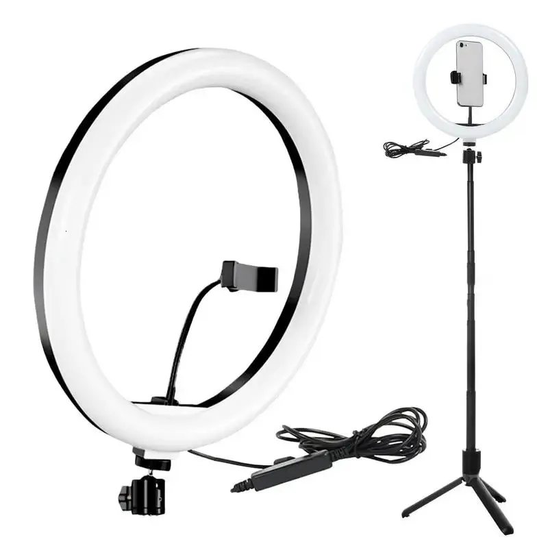 Selfie Ring Light | Clip On LED Light For Phone | Portable Tripod ...