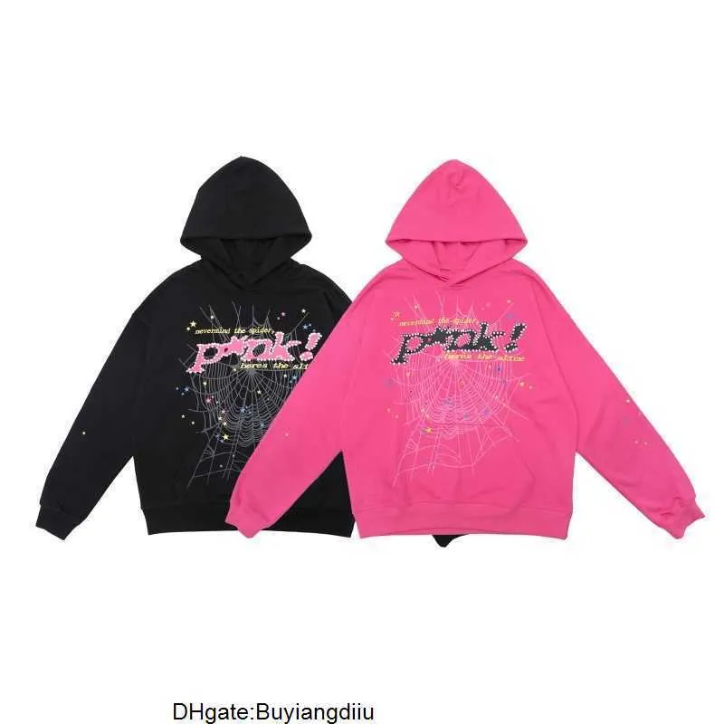 DHgate.com:Pink Young Thug S5der Tracksuit Hoodie Web Jacket Sweatshirt ...