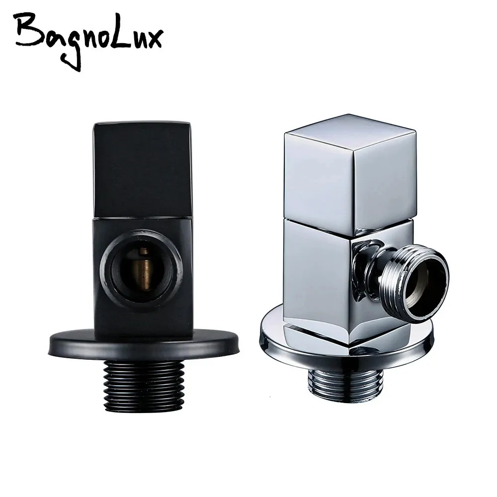 Premium Solid Brass Quarter Turn Angle Valve - G1/2 Toilet Flush ...