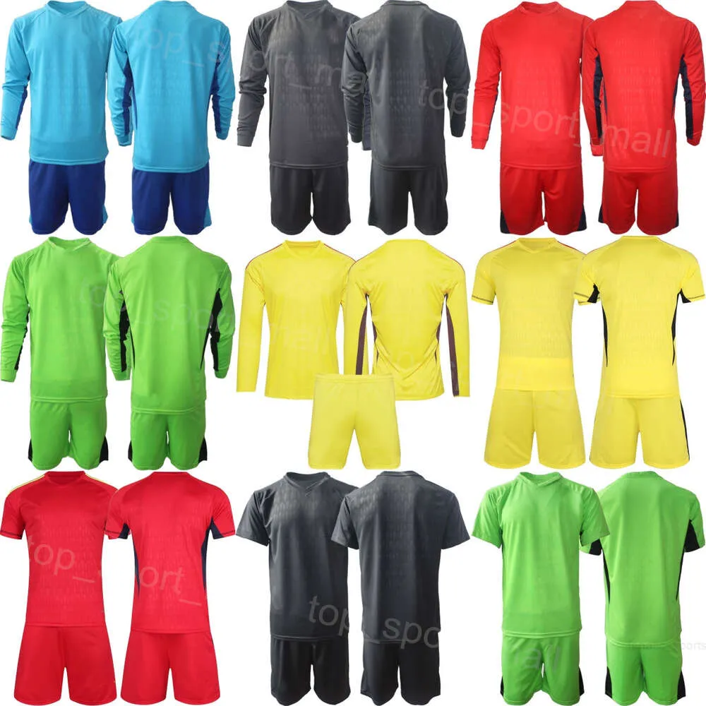 Kids Leeds United Goalkeeper Jersey Soccer Set, Long Sleeve Goalie GK ...