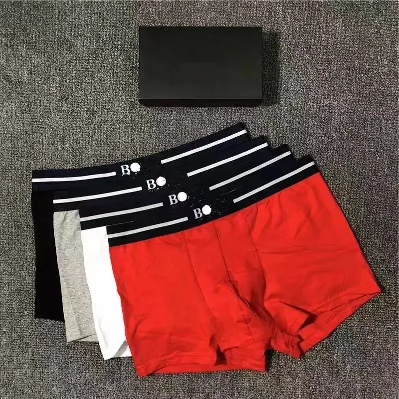 2024 Designer Mens Boxer Cotton Boxer Briefs Sexy Cotton Shorts For Men ...