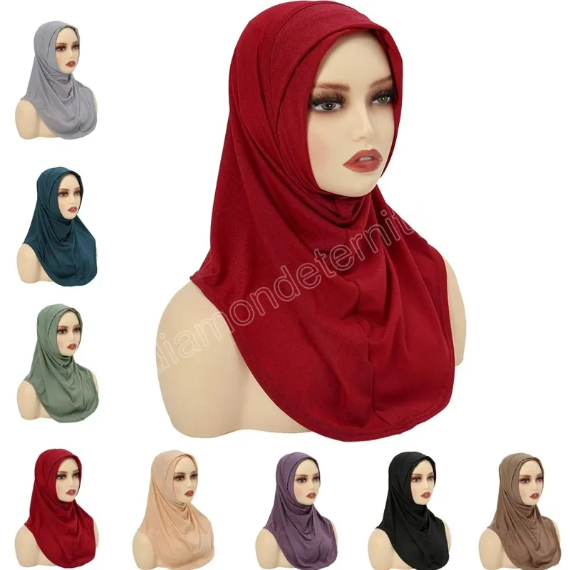 Premium Muslim Women Hijab Set - Underscarf Bonnet Turban, Full Cover ...