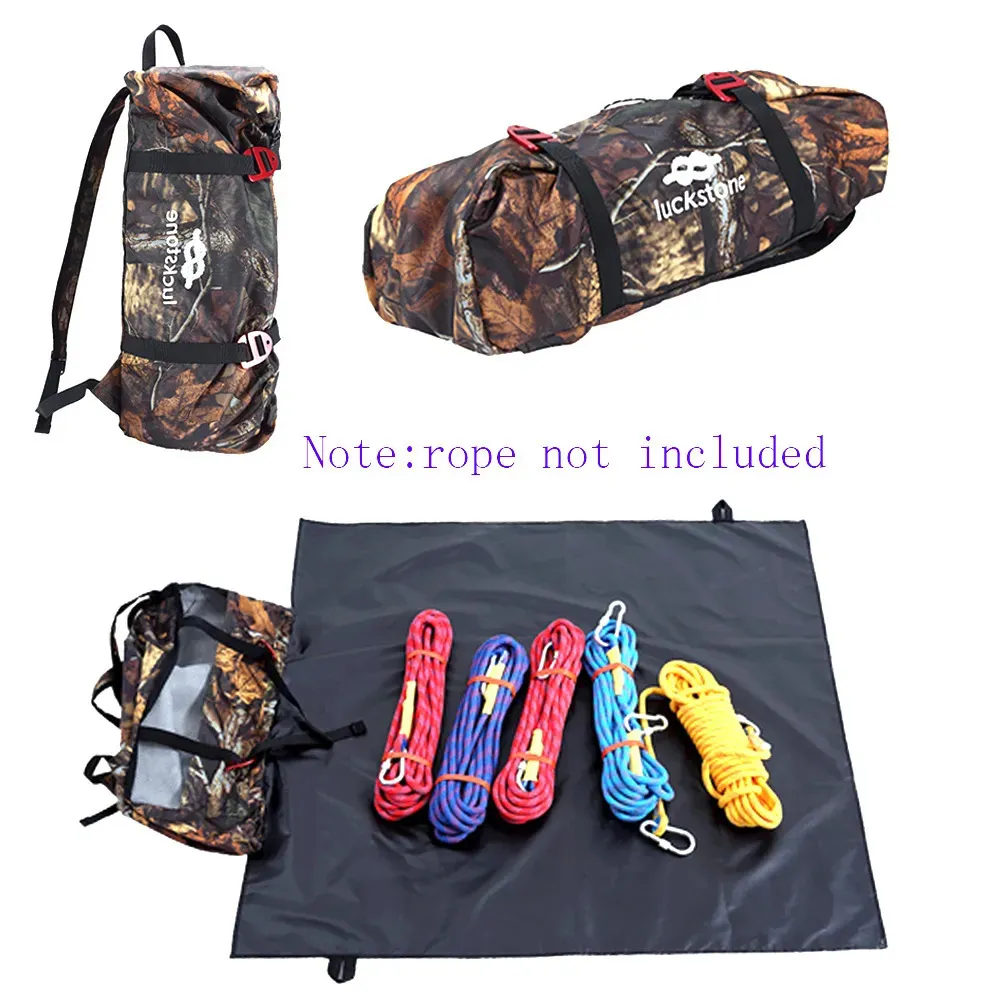 DHgate.com:Ultralight Climbing Harnesses Rope Bag Backpack with Ground ...