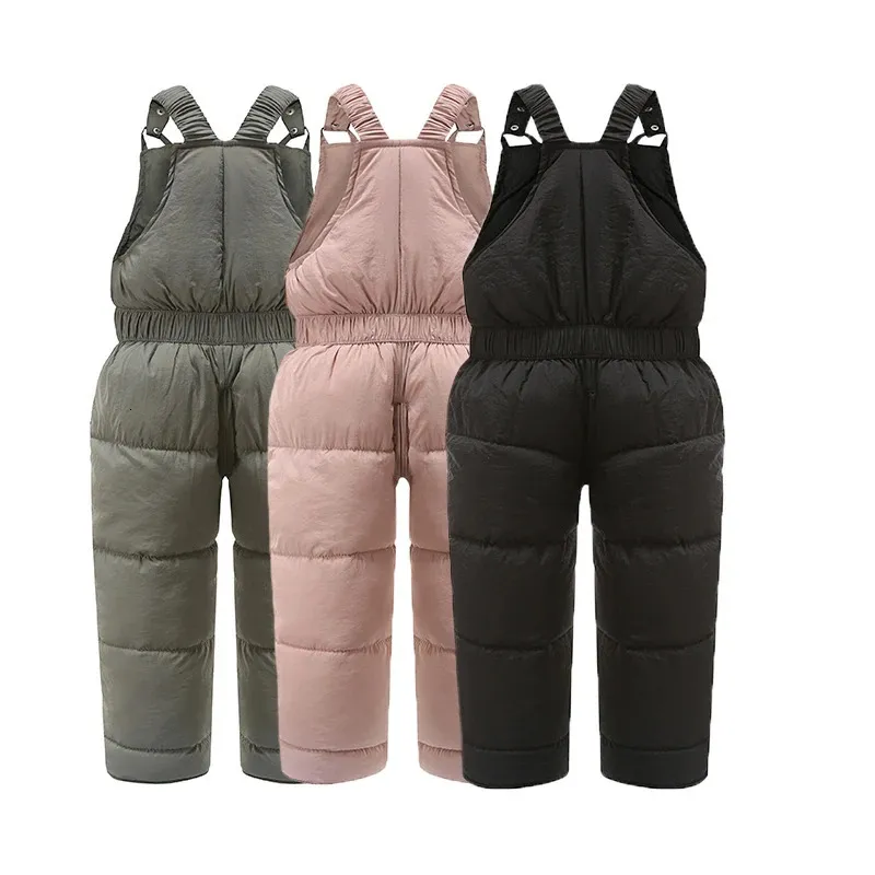 Winter Warm Overalls for Kids, Cotton Filling Jumpsuits for Boys and ...