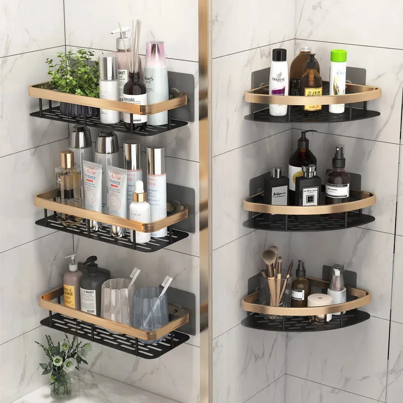 DHgate.com:Bathroom Wall Shelves Aluminum Alloy - Silver, Triangular ...