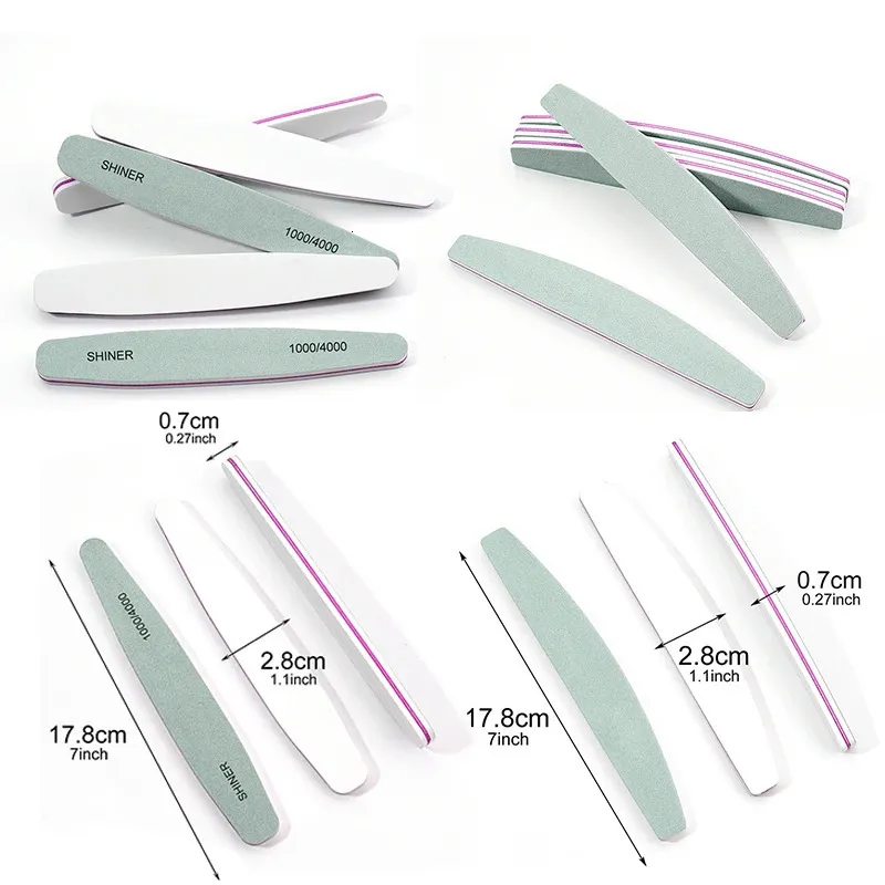 50-Piece Nail Buffer Set: Professional Sanding Files for Manicure ...