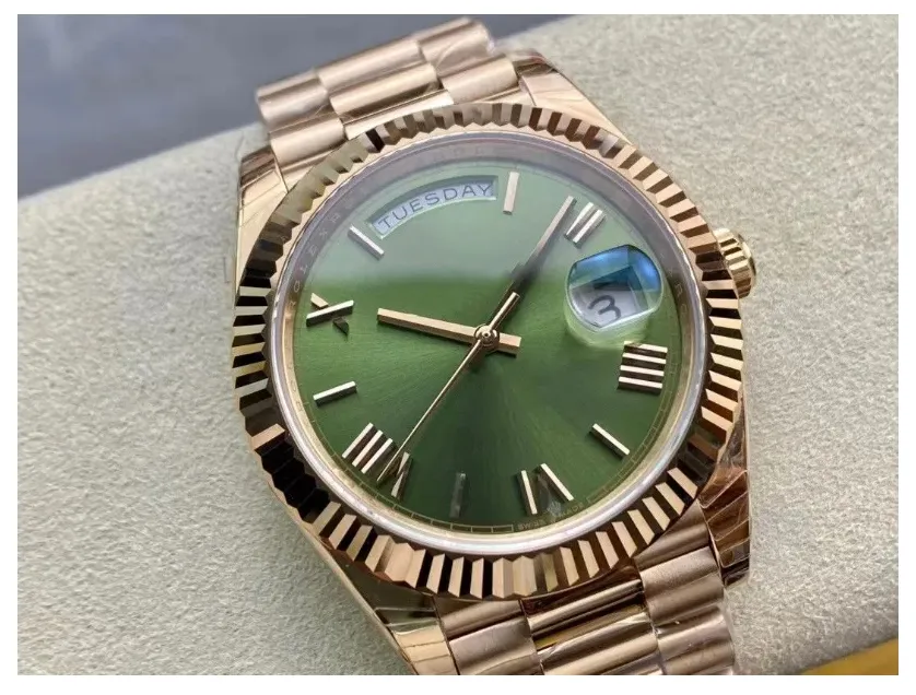 Premium Mechanical Watch - 18K Rose Gold Finish, Tungsten Accent ...