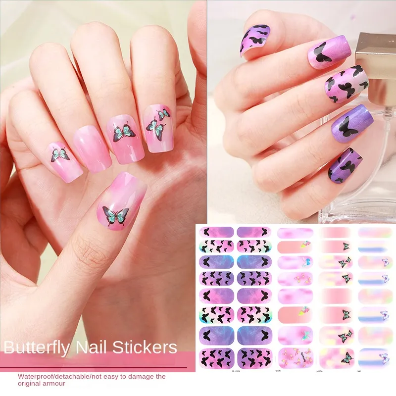 Extra Long Gel Nail Stickers: Semi Cured Gel Nail Strips - UV Lamp ...