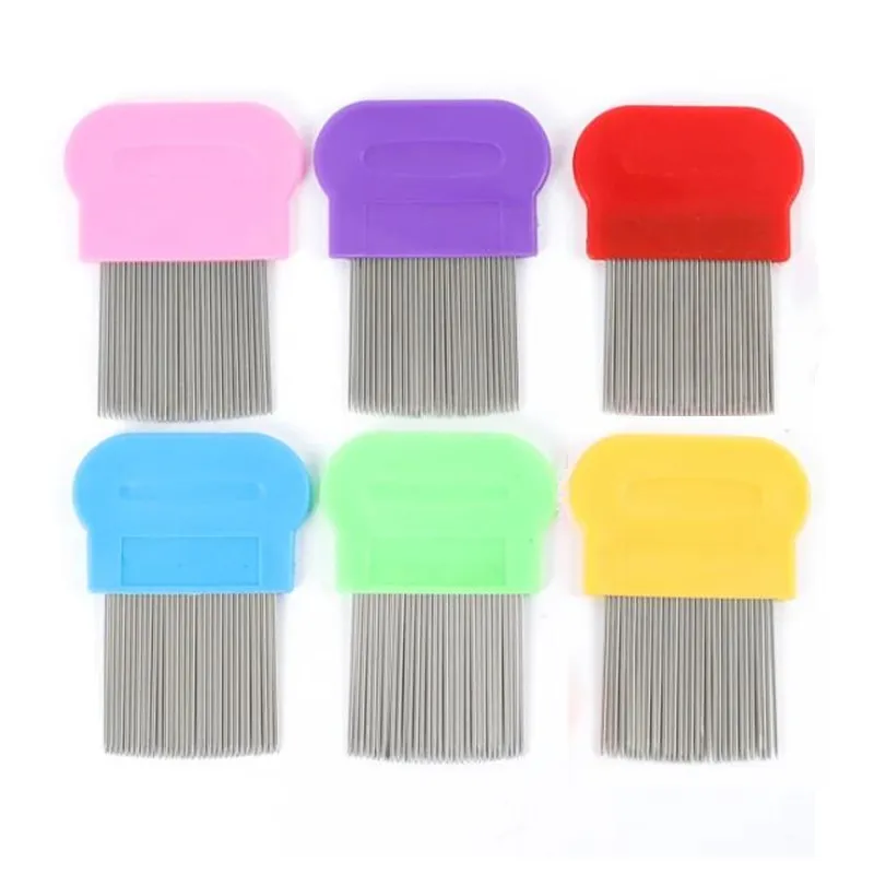 DHgate.com:Stainless Steel Dog Cat Grooming Flea Lice Combs Double ...
