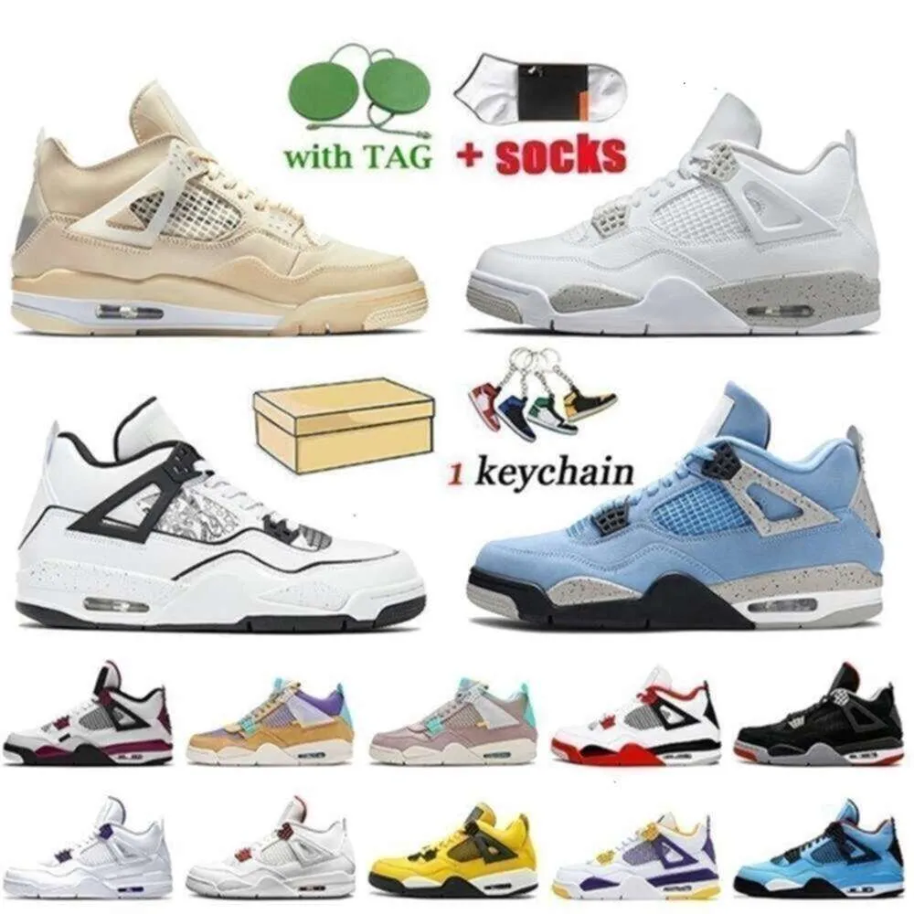 5 Estrellas Jumpman 4 Chaussures De Basket Ball 4s Noir Université Bleu ...