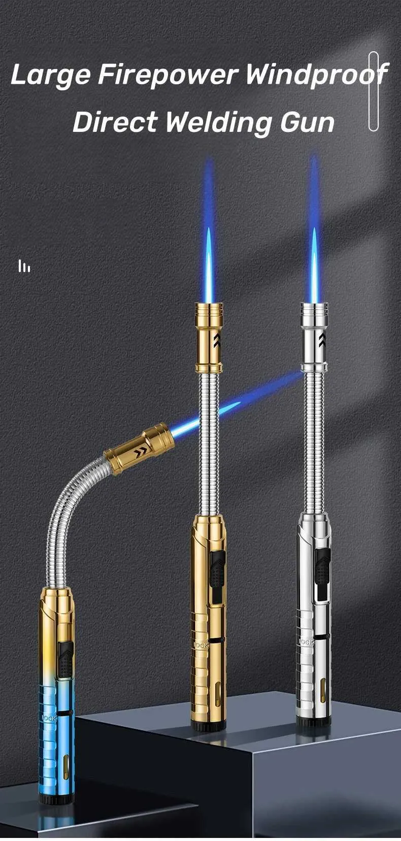 Blue Flame Spray Gun By 360° Turbo Jet, Hose Metal, Kitchen & BBQ Tool ...