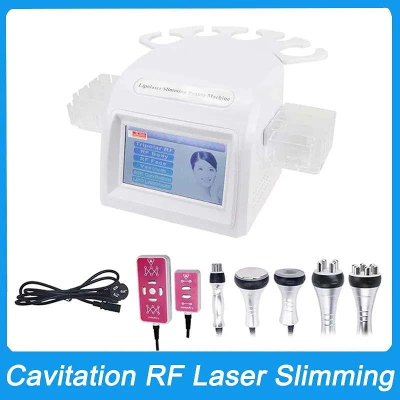 6in1 Lipo Laser Fat Loss Machine 40K Ultrasonic Cavitation ...