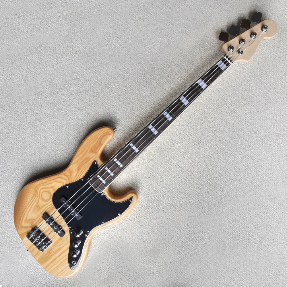 DHgate.com:4-String Solid Wood Ash Electric Bass Guitar with Rosewood ...